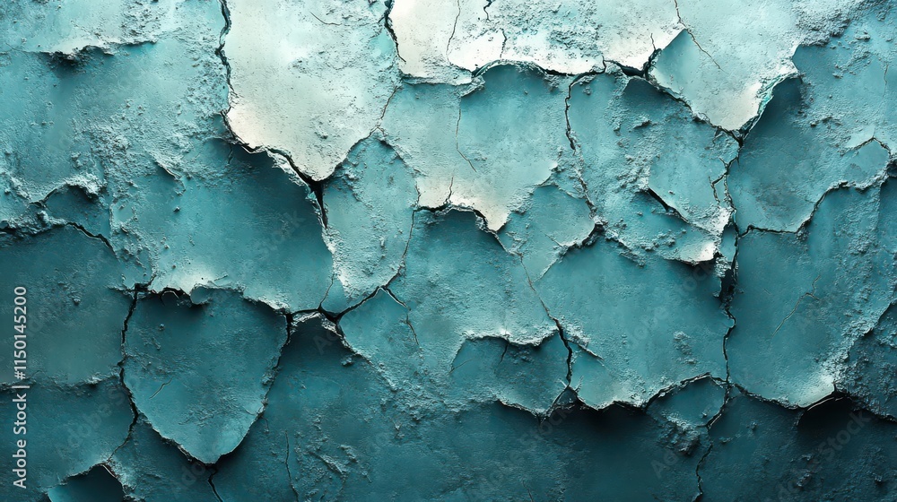 abstract 3d rendering of cracked surface computer generated background ...