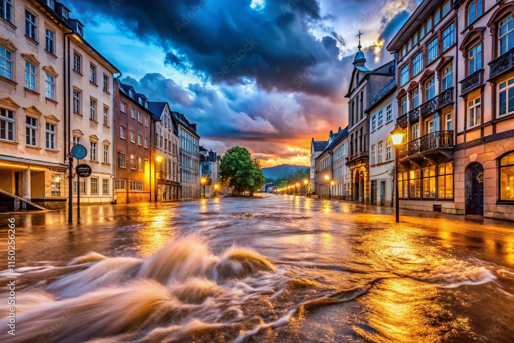Urban Flooding: Streets Submerged by Heavy Rainfall - City ...