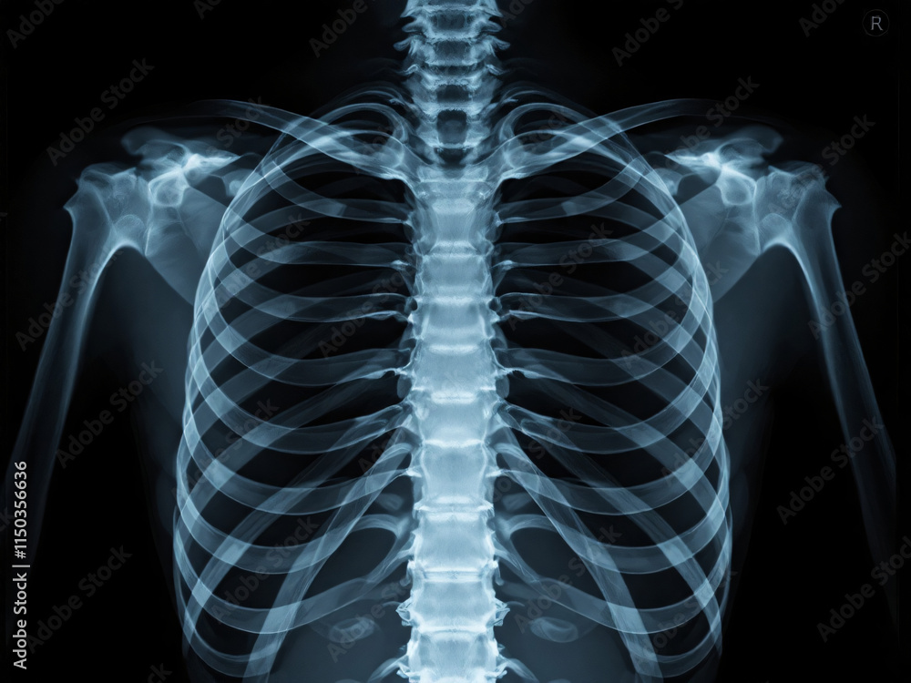 Human circulatory system with heart and major blood vessels inside the ...