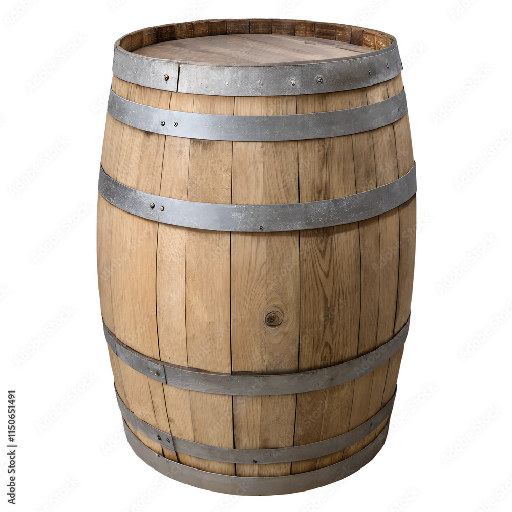 wooden barrel on transparent background. Stock Photo | Adobe Stock