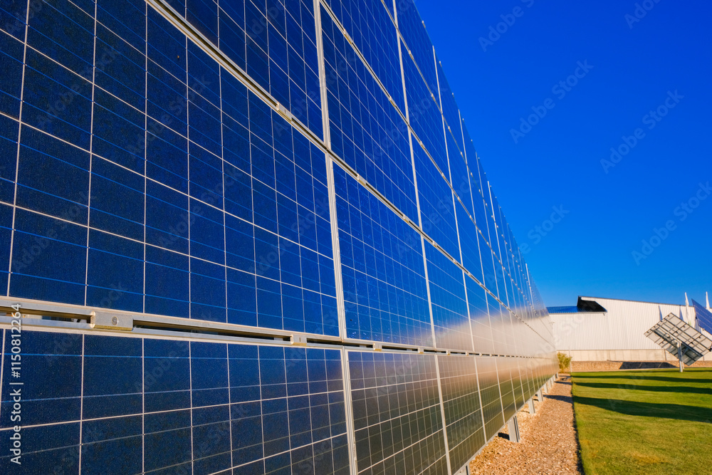 solar power technology .Green energy concept.Renewable clean energy ...