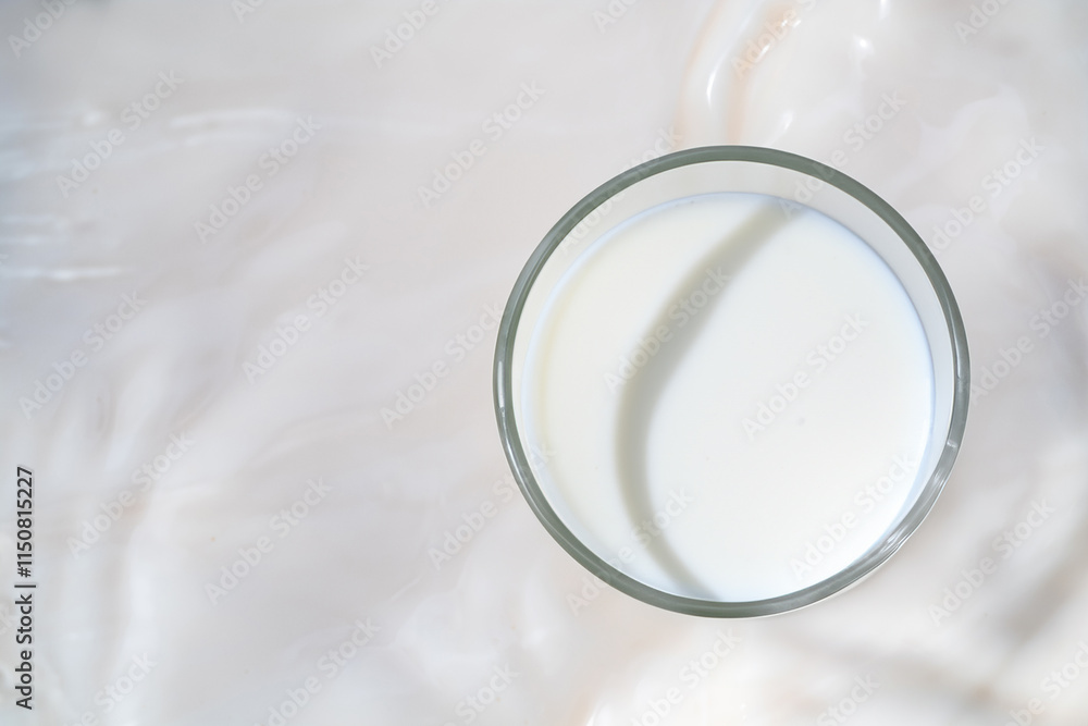 Milk water liquid white color drink and food texture background, And ...