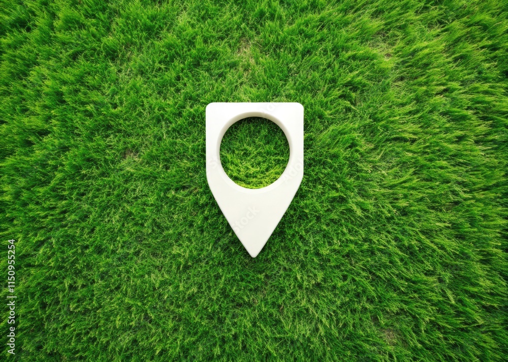 Drone View Nature Locations GPS Pins Map - Outdoor Activities App UI ...