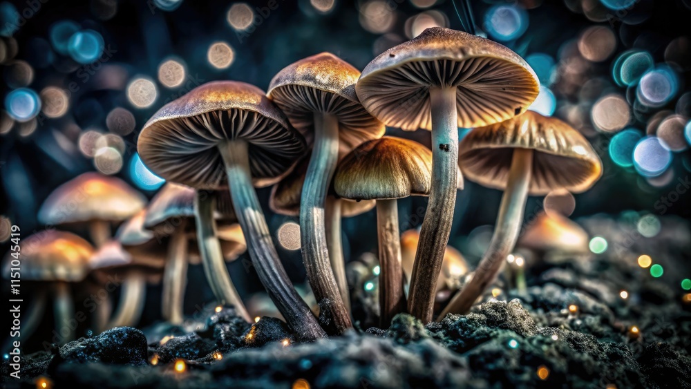 Explore the healing potential of psilocybin through stunning macro ...