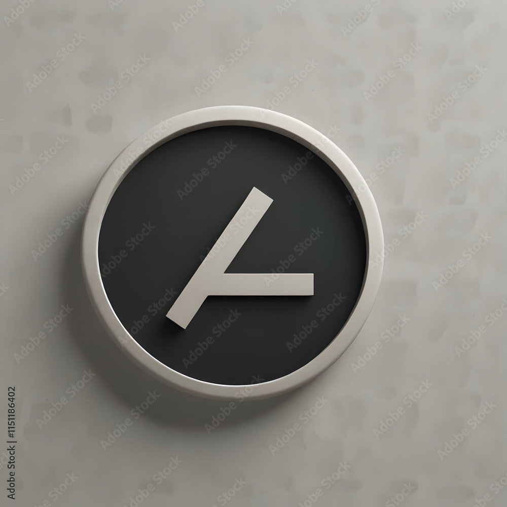 Check Mark Circle Front Side Stock Illustration | Adobe Stock