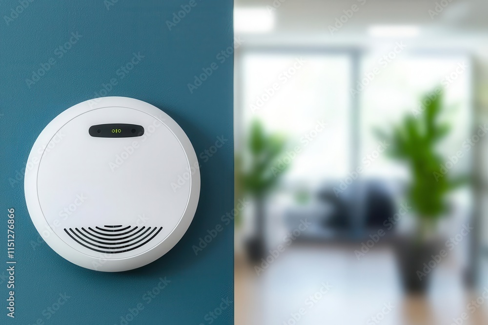 fire alarm and sensor. A smart fire alarm system logging sensor signals ...