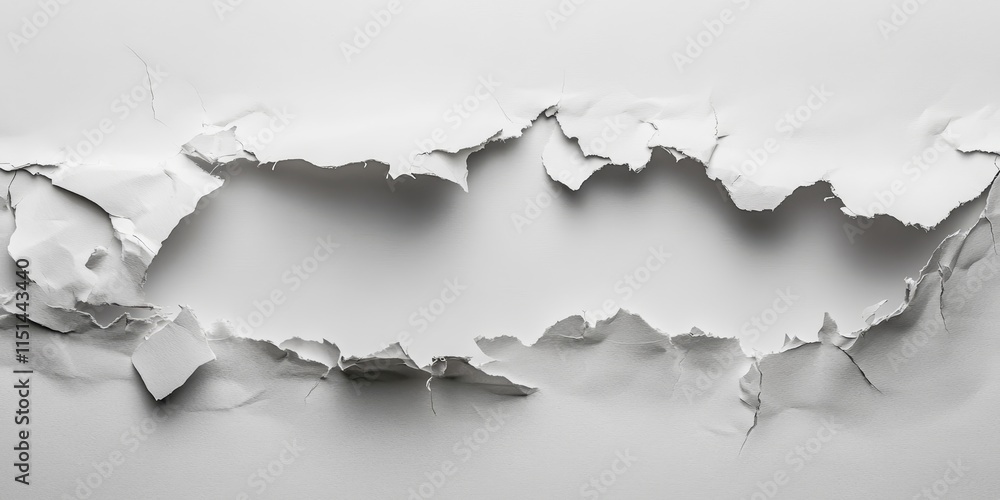 Ripped paper background ideal for showcasing various messages a ...