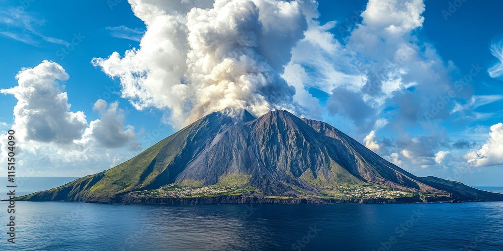 Stromboli volcano showcases spectacular eruptions, drawing attention ...