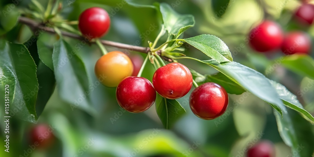Nanking cherry, a delightful far eastern delicacy, showcases its ...