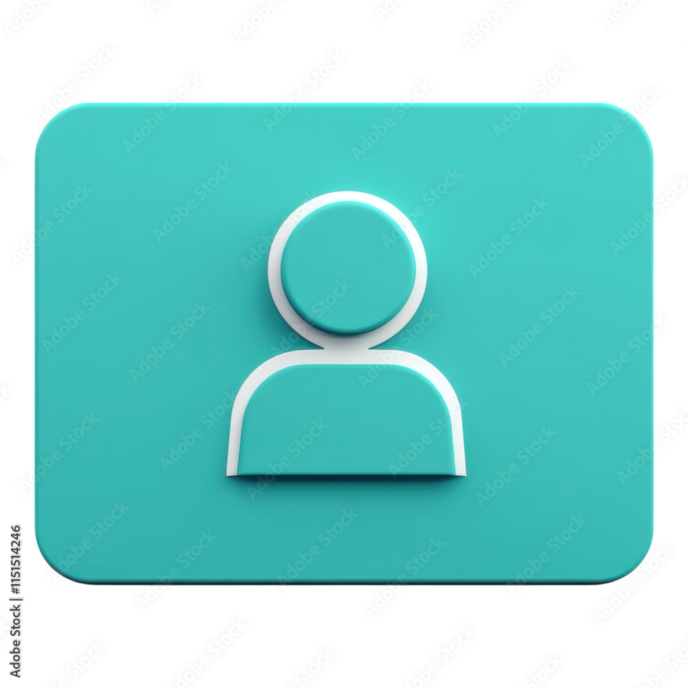 HR folder icon featuring a person symbol, designed in PNG format with a ...