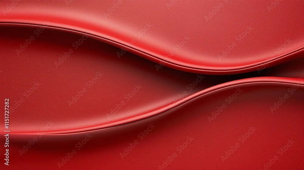 Abstract red curves creating a modern fluid design. Vibrant and dynamic ...
