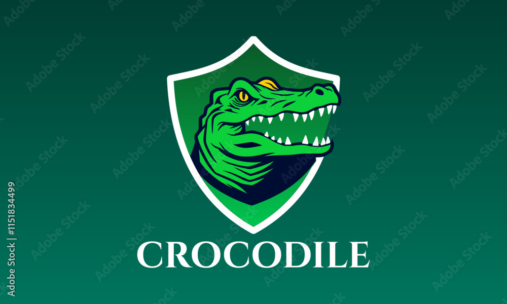 crocodile logo, crocodile design, alligator illustration, alligator ...