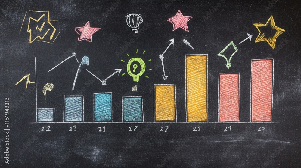 Chalkboard Feedback Overview, visual representation of customer ...