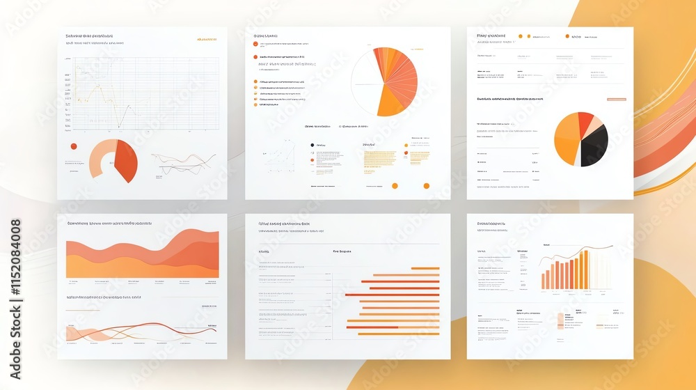 Colorful and modern data visualization dashboards showcasing various ...