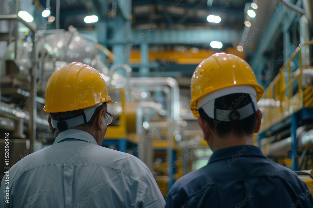 Quality control and safety inspector generative ai image Stock Photo ...