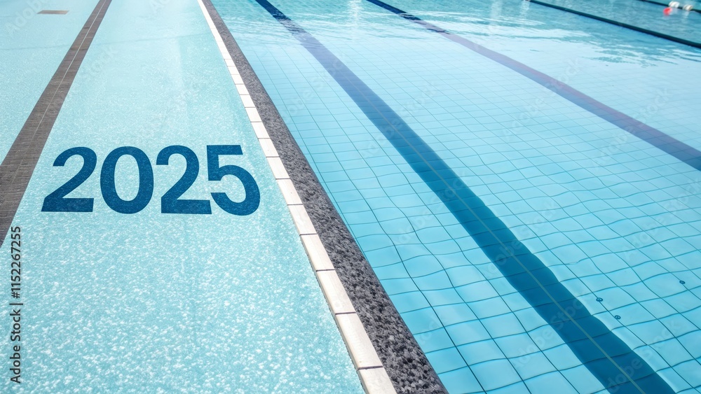 2025 Swimming Pool Lanes - A refreshing image symbolizing goals ...