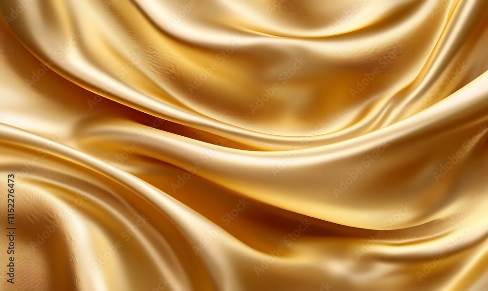 Golden texture from waves. Gold aurum background. Expensive gold ...