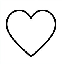 Basic Heart Outline Free Stock Photo - Public Domain Pictures