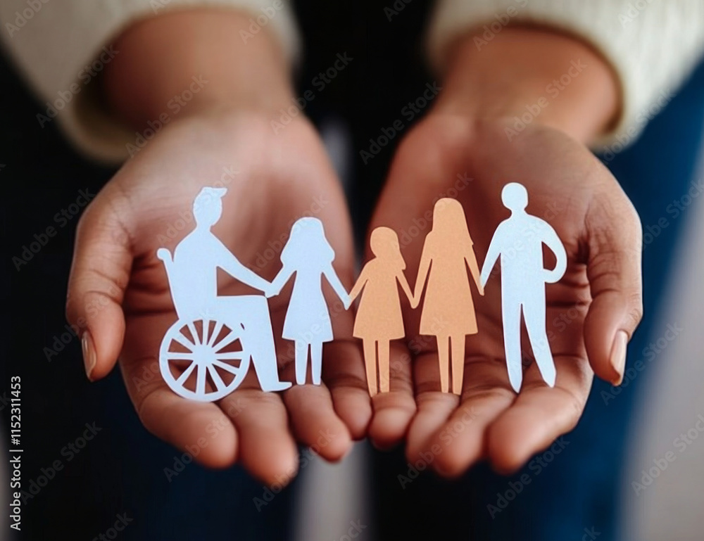 Embracing Diversity: An Artistic Poster of Inclusivity Featuring Paper ...