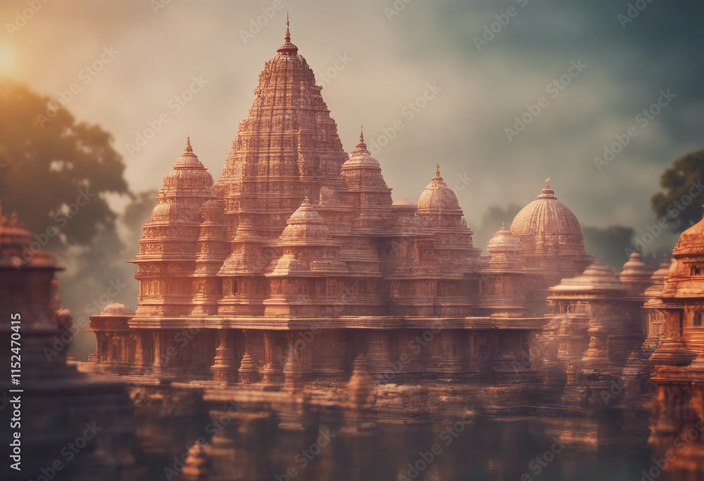 Shri Ram Mandir Temple in Ayodhya birth place Lord Rama 22nd January f ...