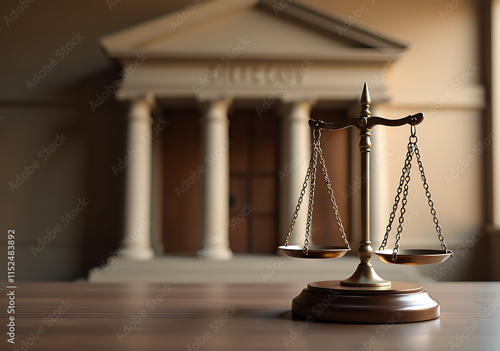 court hall background displays scales justice symbols law concepts ...