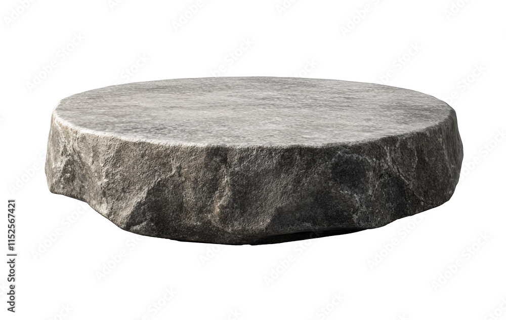 Smooth flat stone platform with rough edges, minimalist natural decor ...
