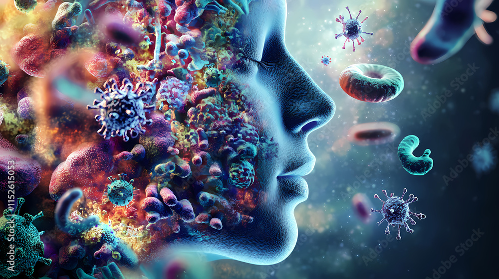 Microbiome: complex ecosystem of microbes residing in and on the human ...