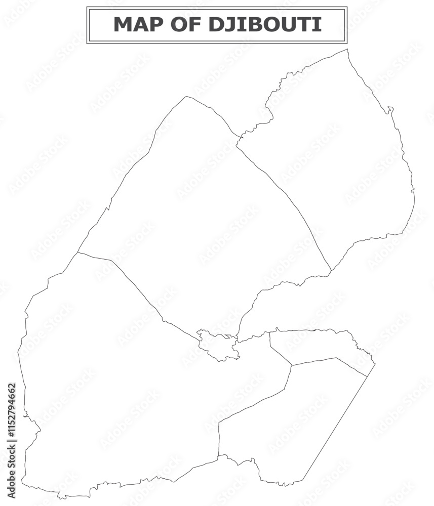 African Countries Geography Political map. Political map of country ...