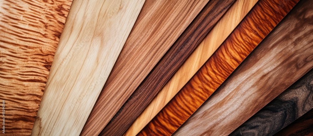 Natural wood veneer sheets with diverse rich grain patterns ideal for ...