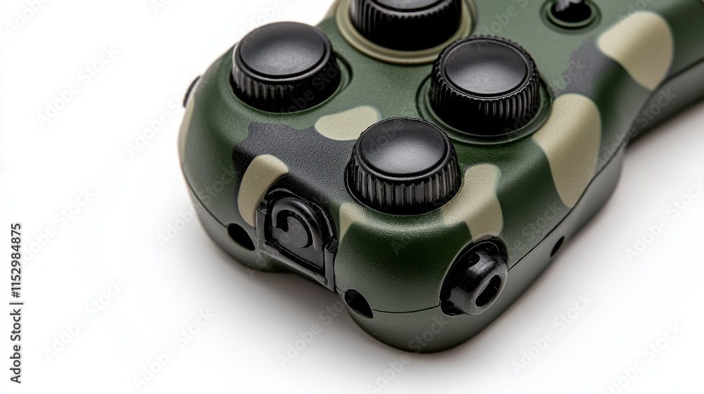 Camouflage Game Controller with Buttons and Joystick for Interactive ...