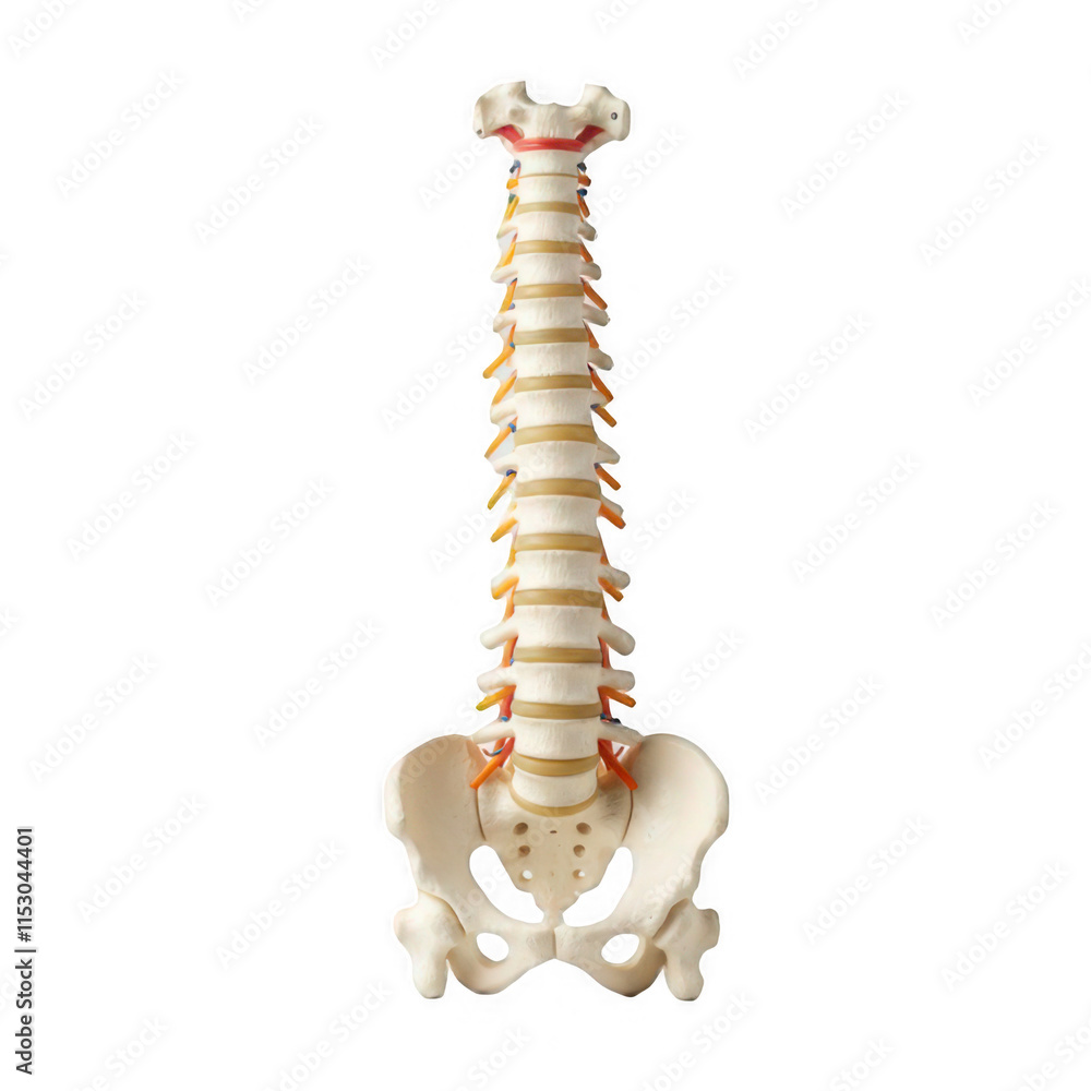 Foto de Stock Anatomy education display medical institution 3d spinal ...