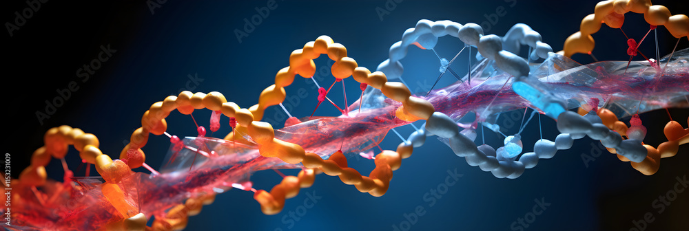 In-Depth Diagram Illustrating the Biochemical Process of DNA ...
