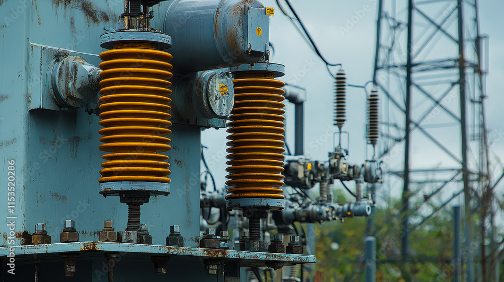 Three-Phase Transformer with Ceramic Insulators in Electrical ...