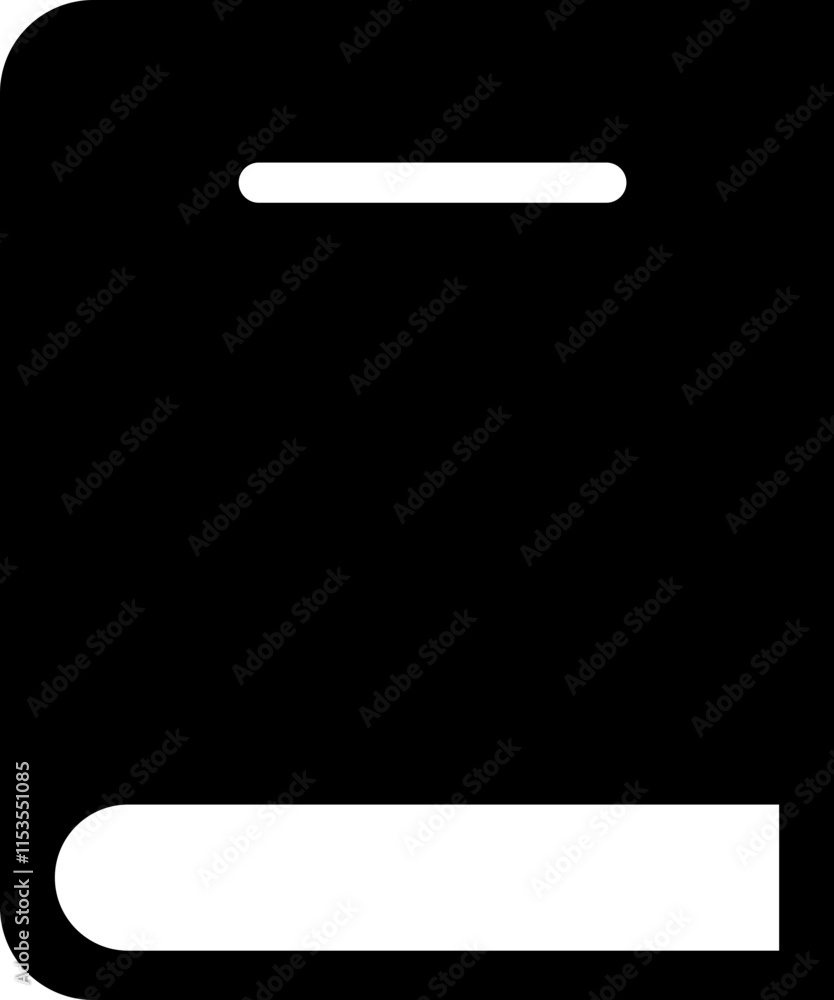 Books open, closed black icon in flat. isolated on transparent ...