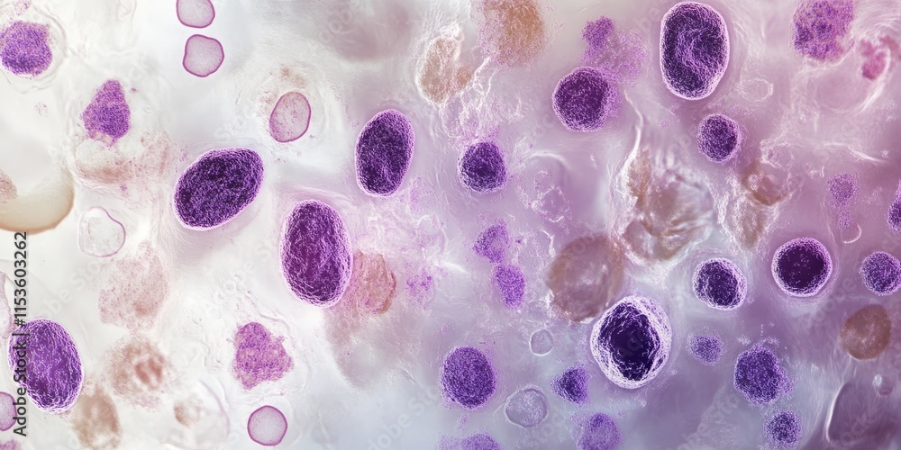 Gram stained smear from a sputum specimen showcasing Gram positive ...
