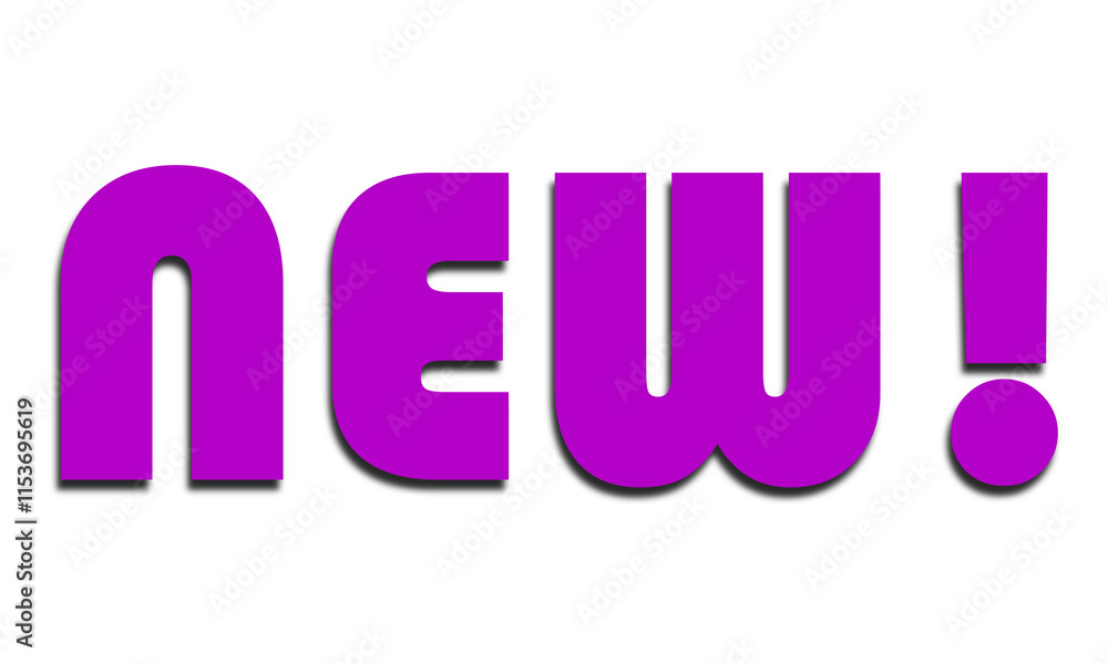 "New sticker icon. The vector illustration style is a flat iconic ...