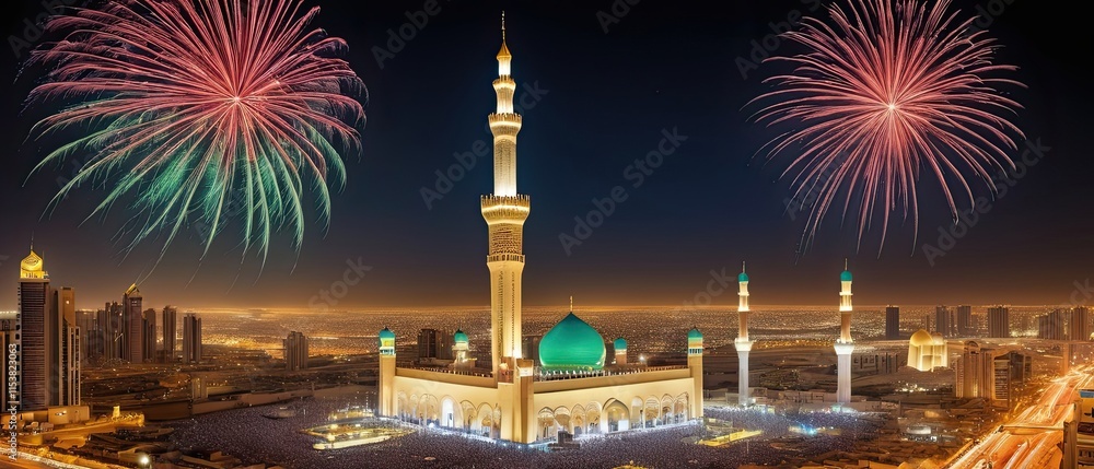 Glittering Party in Riyadh, New Year 2025 Enlivens the Skies of Saudi ...