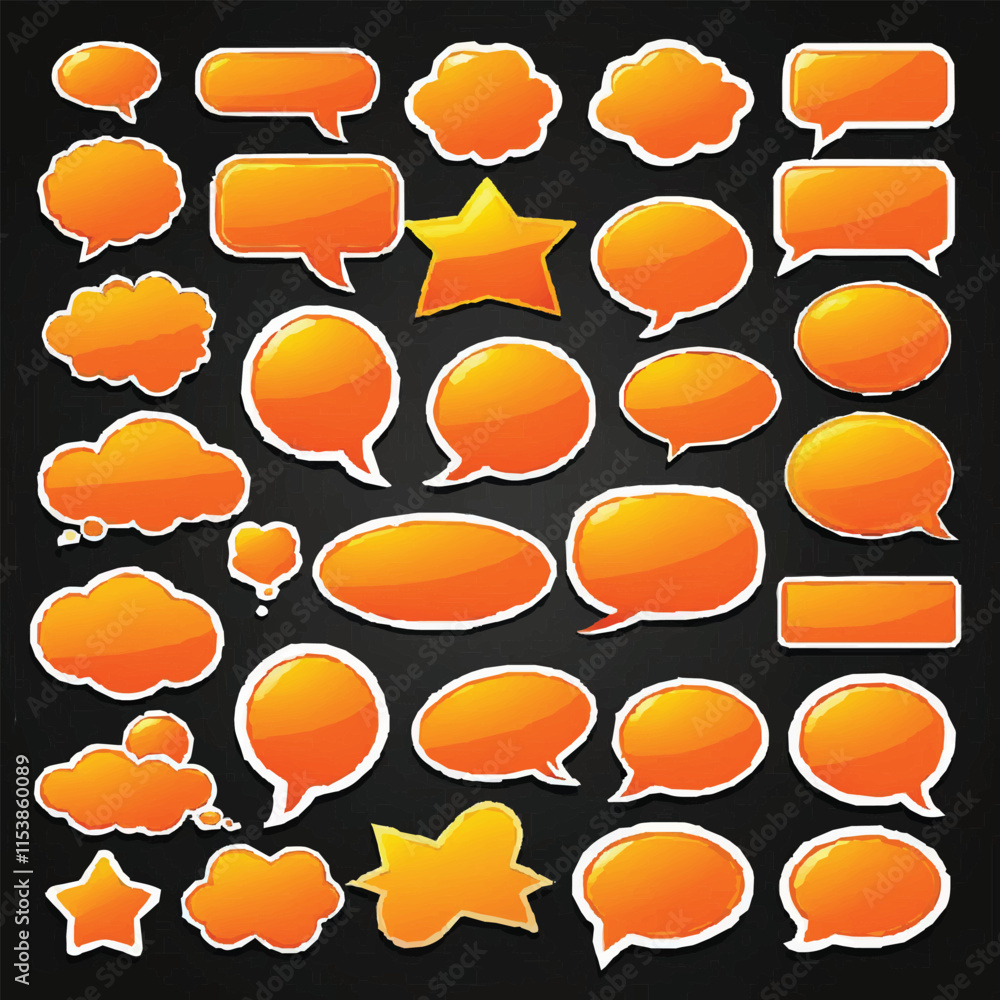 Vector de Stock Creating Vector Speech Bubbles: A Complete Tutorial on Designing Cartoon and ...