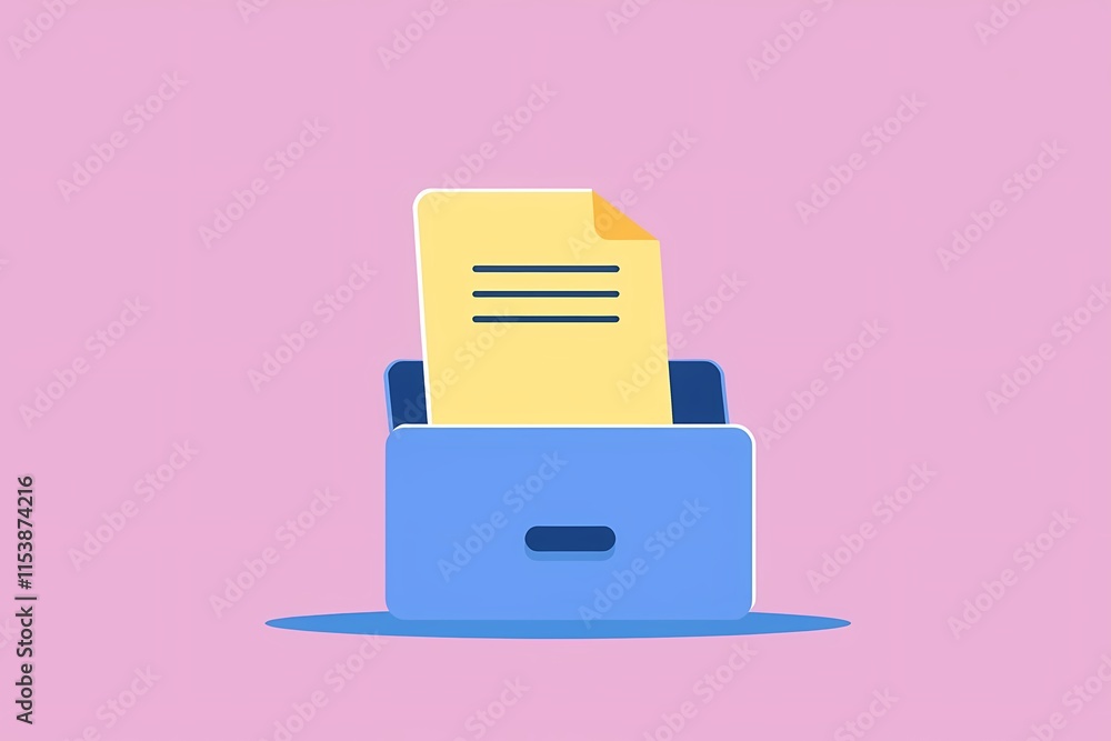 Open Folder Icon: A simple and modern illustration of an open folder ...