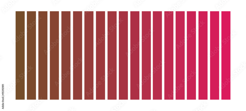 Maroon Color Shades Swatches Palette Stock Vector | Adobe Stock