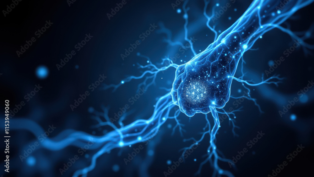Vagus Nerve Stimulation - High-resolution image of a vagus nerve with ...