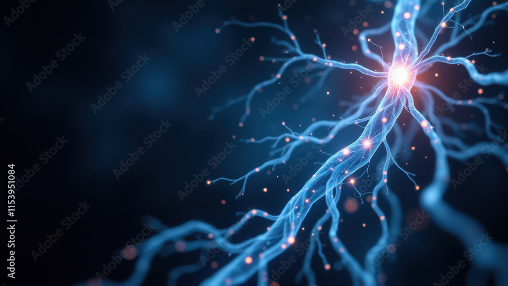 Ilustración de Stock Vagus Nerve Stimulation (VNS) - A detailed ...