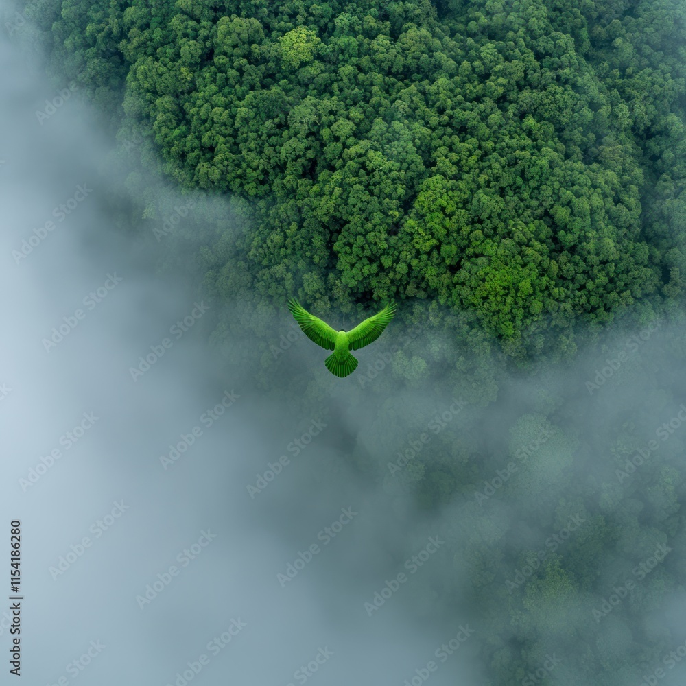 Misty Rainforest Canopy: Balancing Water Cycle and Environmental Energy ...