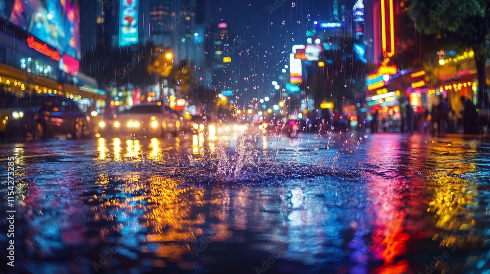 Longexposure shot of water splashing during Songkran capturing the ...