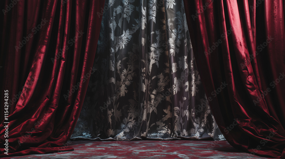 Photoshoot Backdrop Digital Backdrop | Fine Art Curtain Wall Textures ...