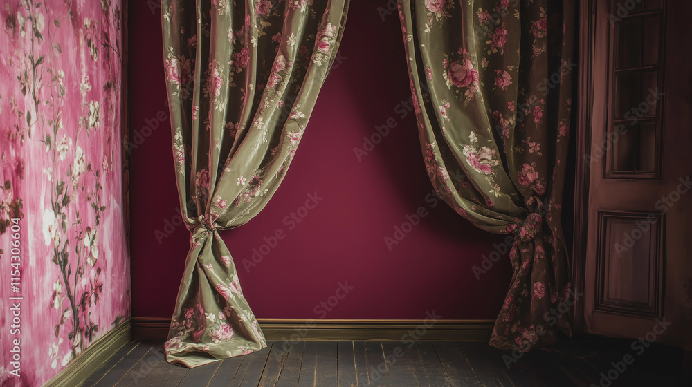 Photoshoot Backdrop Digital Backdrop | Fine Art Curtain Wall Textures ...