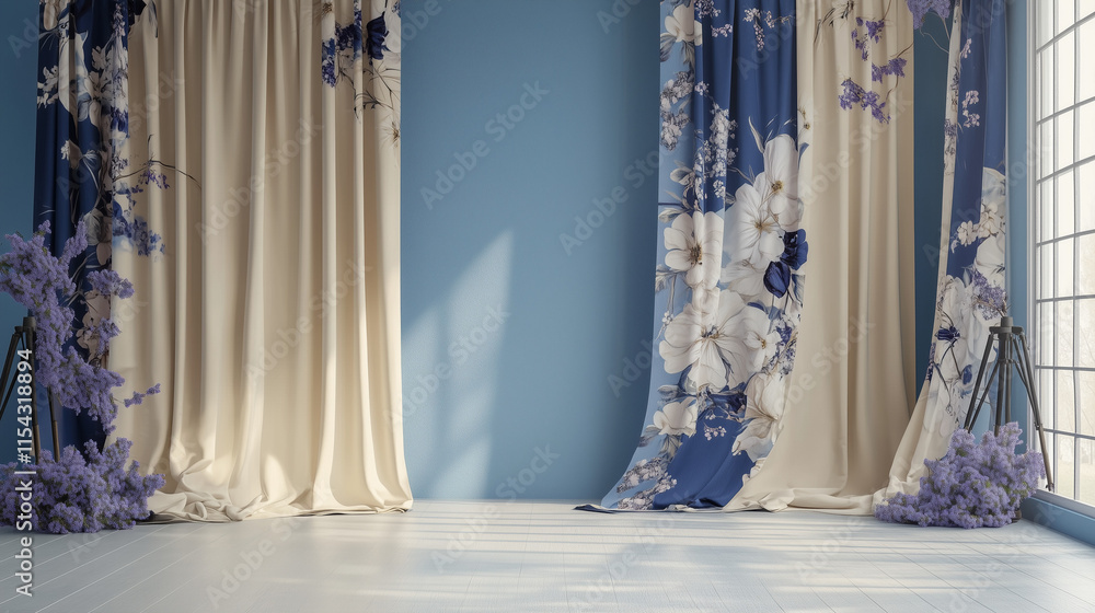 Photoshoot Backdrop Digital Backdrop | Fine Art Curtain Wall Textures ...