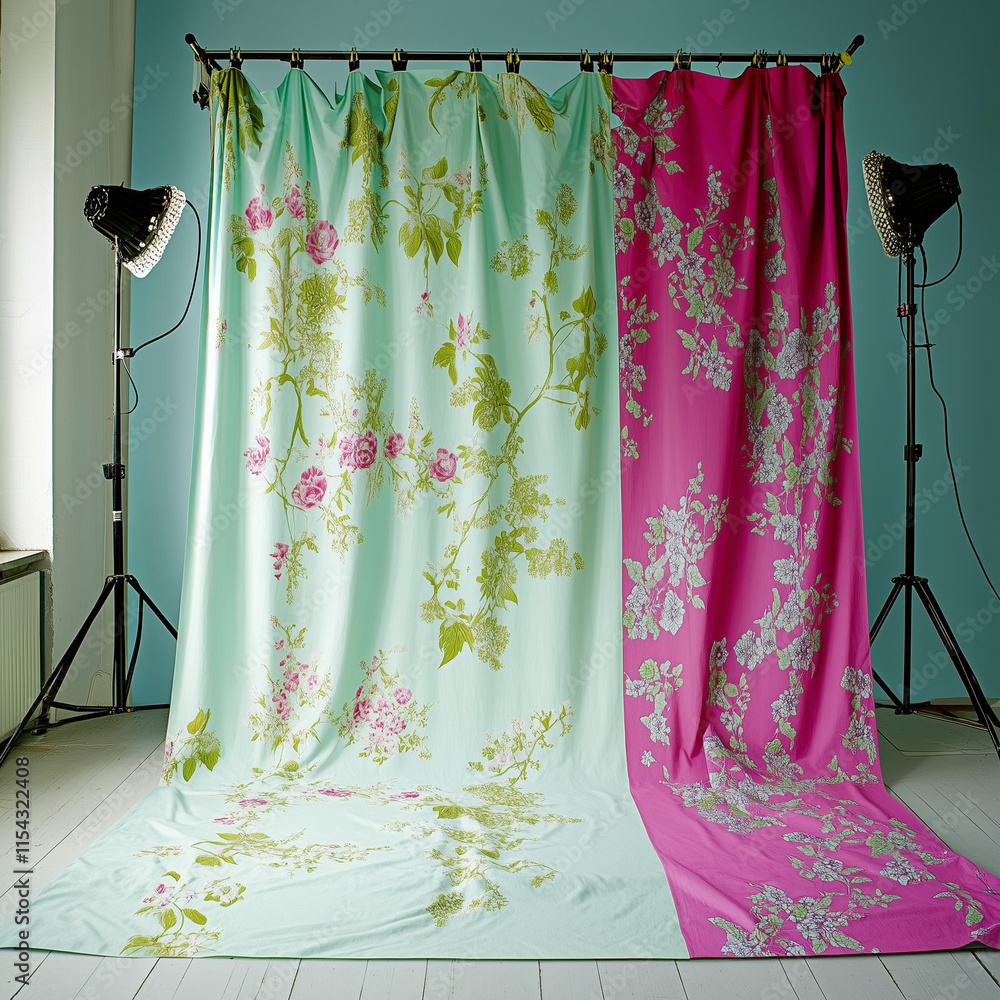 Photoshoot Backdrop Digital Backdrop | Fine Art Curtain Wall Textures ...