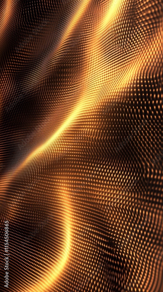 golden luminous waves and dynamic flowing textures, perfect for use in ...