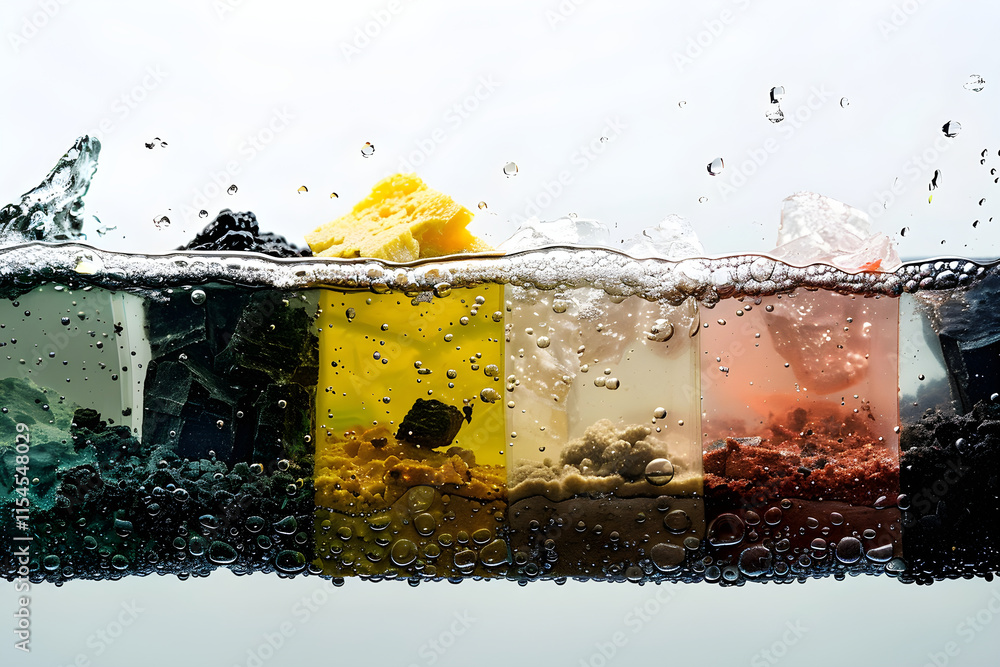 Visual Representation of Density with Diverse Materials in a Fluid ...